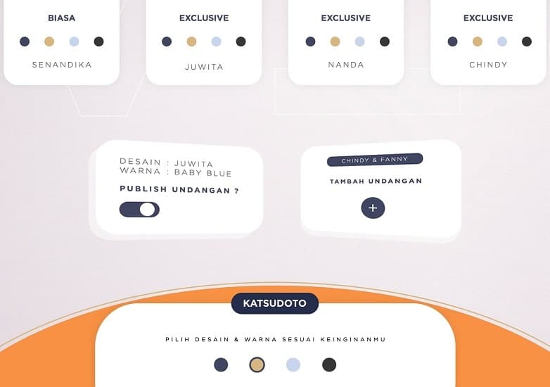 Katsudoto - Website Undangan Pernikahan Digital Online
